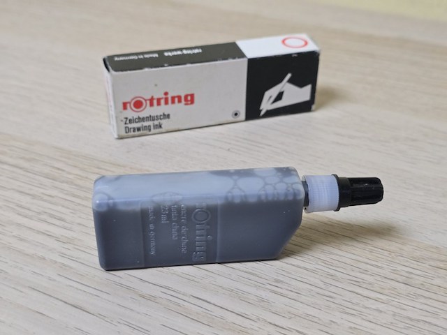 ROTRING Black Drawing Ink Art. 591 017 - 23ml