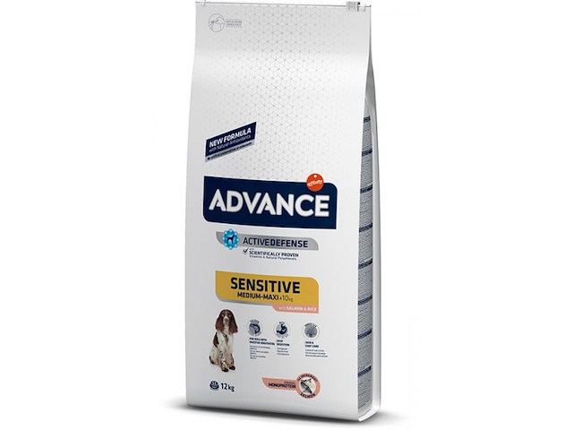 Advance Hrana za pse - Sensitive Medium-Maxi Salmon - pakovanje 12kg