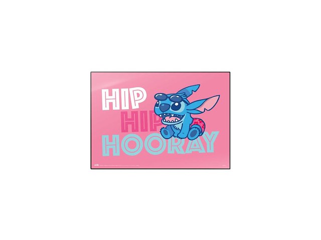 Podmetač za sto - Disney, Lilo and Stitch, Hip Hip Horay