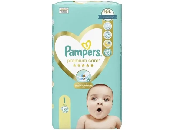 Pampers Pelene Premium VP, S1, 2-5kg, 50 komada