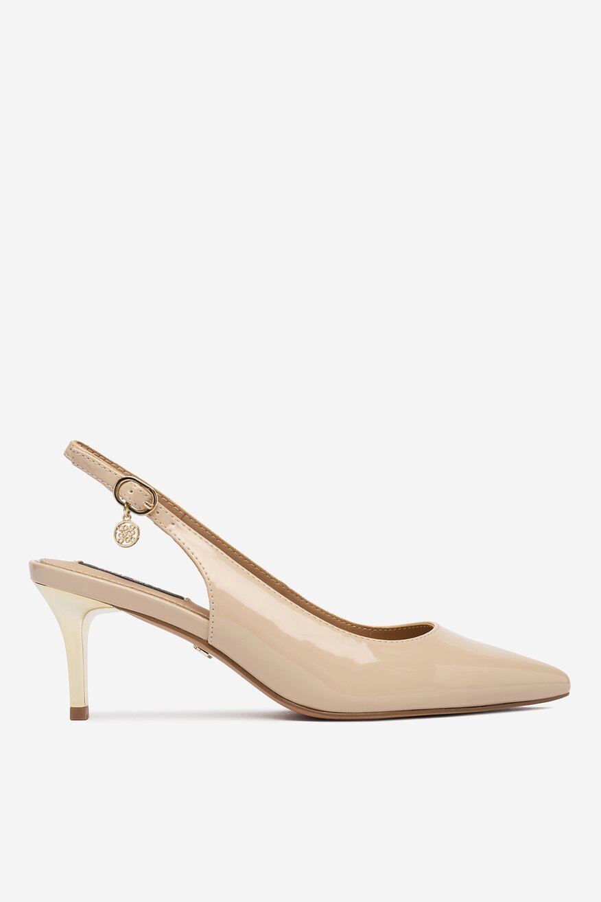 Cipele na štiklu NINE WEST СВЕТЛИ БЕЖ