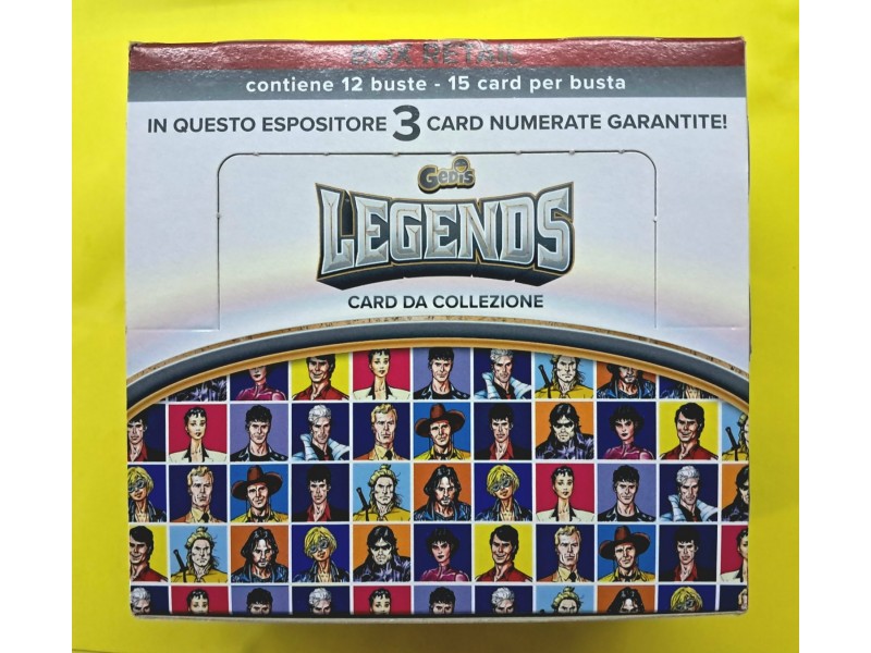 LEGENDS X SERGIO BONELLI Kutija sa karticama GEDIS
