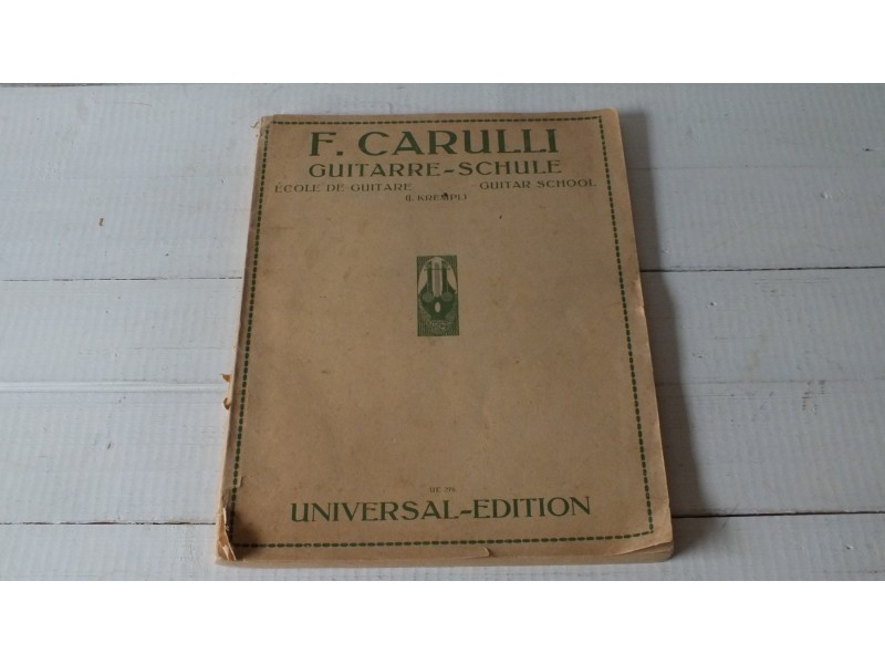 Škola gitare F. Carulli, Universal edition Wien
