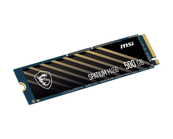 MSI SPATIUM M450 500GB PCIE 4.0 NVME M.2 V1 SSD