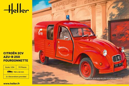 NEW! Heller 82701 Citroën 2CV AZU-B 250 Fourgonette