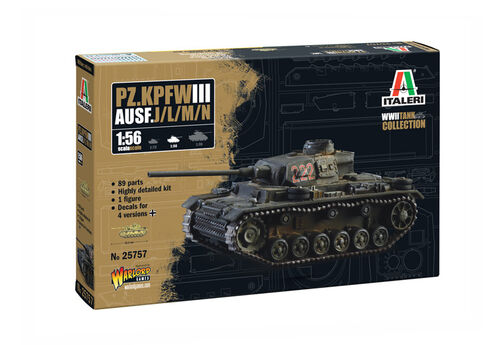 Italeri 25757 Pz.Kpfw. III Ausf. J/L/M/N