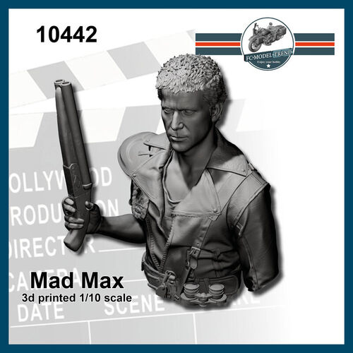 NEW! FC ModelTrend 10442 Mad Max Bust (3D-Printed)