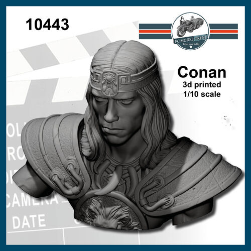 NEW! FC ModelTrend 10443 Conan Bust (3D-Printed)