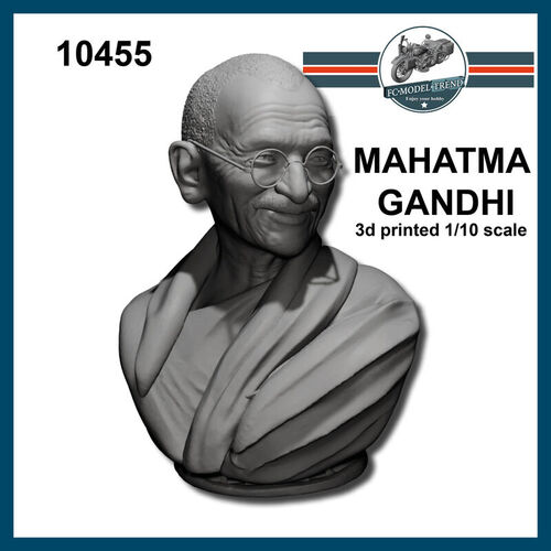 NEW! FC ModelTrend 10455 Mahatma Gandhi Bust (3D-Printed)