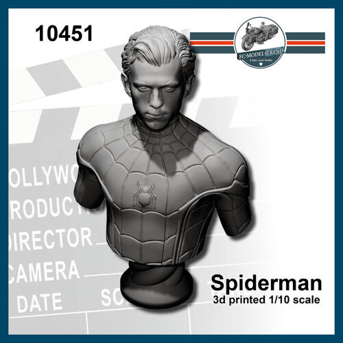 NEW! FC ModelTrend 10451 Spiderman Bust (3D-Printed)