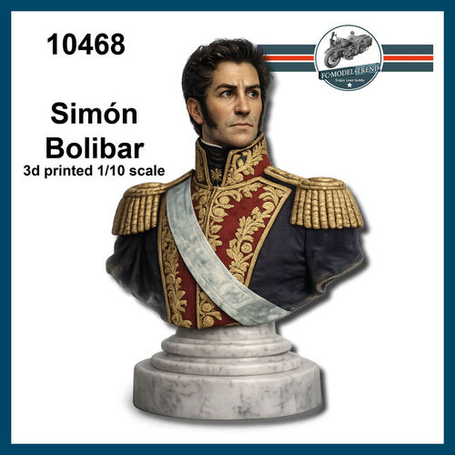 NEW! FC ModelTrend 10468 Simon Bolivar Bust (3D-Printed)