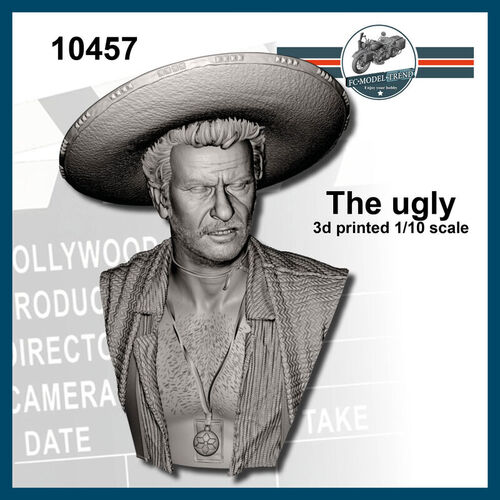 NEW! FC ModelTrend 10457 The Ugly Bust - from The Good, The Bad ane The Ugly Movie (3D-Printed)