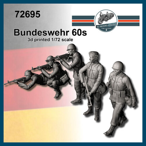 NEW! FC ModelTrend 72695 Bundeswehr 1960s (5 Figures / 3D-Printed)