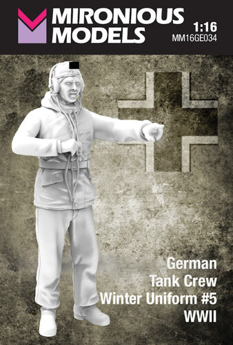 NEW! Mironious Models 16GE034 German WWII Tank Crew Winter Uniform No.5 (1 Figure)
