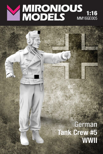 NEW! Mironious Models 16GE005 German WWII Tank Crew No.5 (1 Figure)