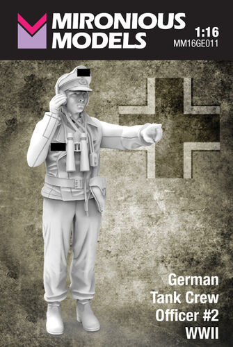 NEW! Mironious Models 16GE011 German WWII Tank Crew Officer No.2 (1 Figure)