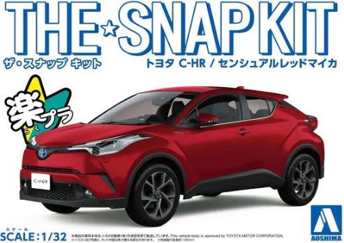 Aoshima 05637 Toyota C-HR (Sensual Red Mica) - SNAP KIT