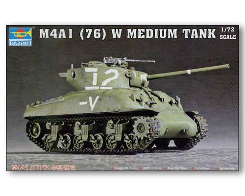 Trumpeter 07222 M4A1 (76) W Sherman