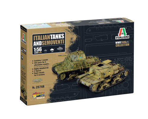 Italeri 25768 Italian Tanks And Semoventi
