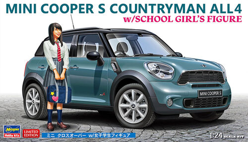 Hasegawa SP559 Mini Cooper S Countryman All4 With School Girl's Figure