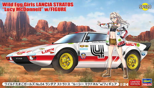 Hasegawa SP528 52328 Wild Egg Girls Lancia Stratos "Lucy McDonnell" w/Figure