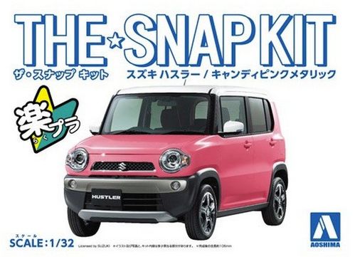 Aoshima 05415 Suzuki Hustler (Pink) - SNAP KIT