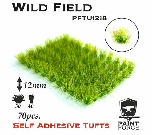 Paint Forge PFTU1218 Wild Field Grass Tufts 12mm