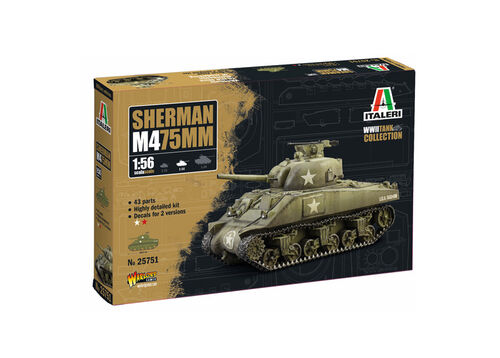 Italeri 25751 M4 Sherman 75mm