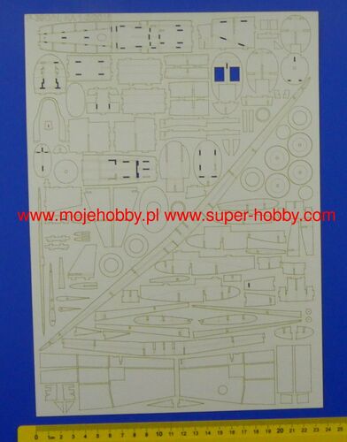 Haliński KA-1-2-2016-ac P-39D/N Airacobra - American Fighter (Laser Cut Frames) (Set For 1 Model)