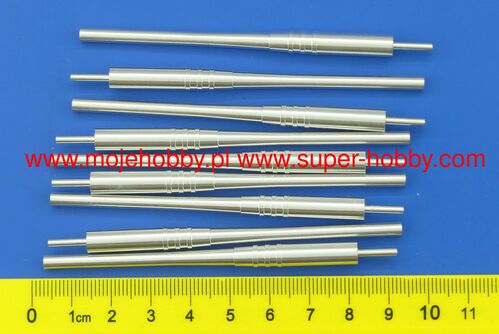 Haliński KA-Barrels-02 IJN Yamato - Metal Barrels 460mm (9pcs), 155mm (6pcs), 127mm (24pcs), 25mm (152pcs), 13,2mm (4pcs)