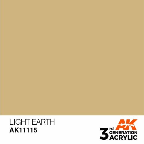 AK-Interactive AK 11115 - 3GA Light Earth - Standard