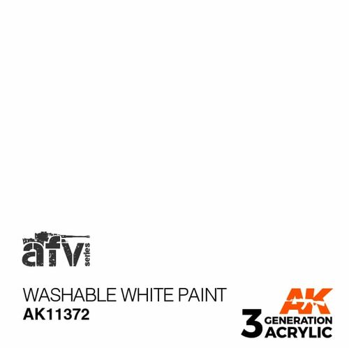AK-Interactive AK 11372 Washable White Paint