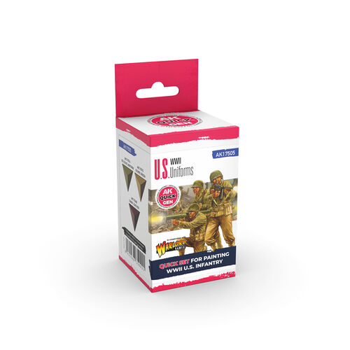 AK-Interactive AK 17505 U.S. WWII Uniforms Paints Set
