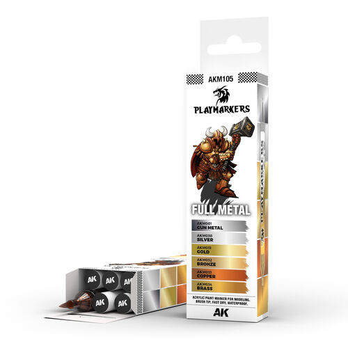 AK-Interactive AK M105 Full Metal – Playmarker Set