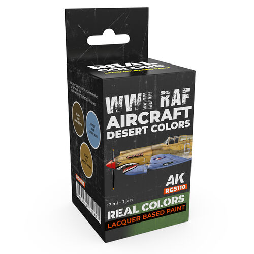AK-Interactive RCS110 RAF WWII Aircraft Desert Colors Set