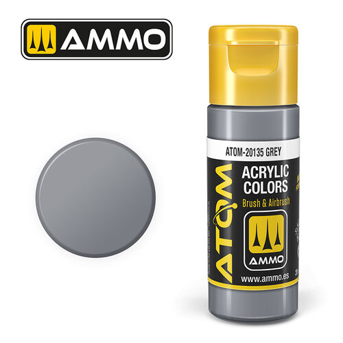 AMMO of Mig Jimenez ATOM-20135 Atom Color Grey
