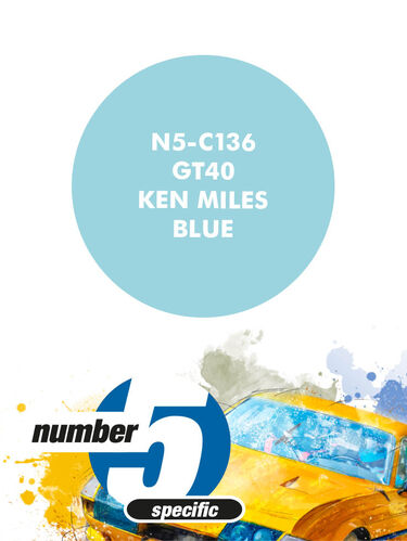 Number Five N5-C136 GT40 Ken Miles Blue