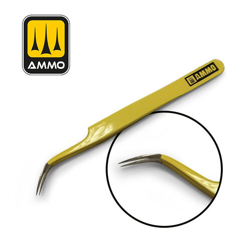 AMMO of Mig Jimenez 8544 Curved Tweezers