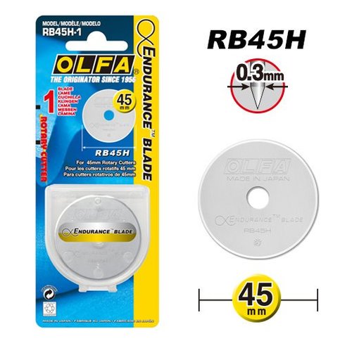 Olfa RB45H-1 Ostrze krążkowe / Rotary Cutter Endurance 45mm