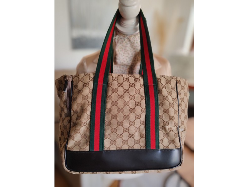 GUCCI CANVAS DOG TORBA ORIGINAL