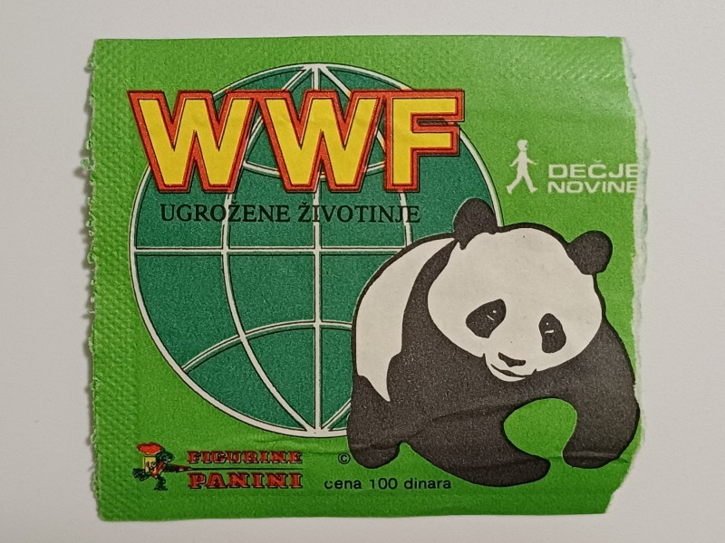 WWF Ugrožene životinje - prazna kesica