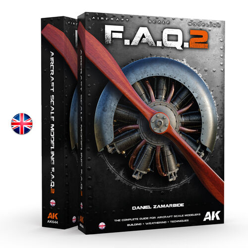 AK-Interactive 644 FAQ 2 Aircraft Scale Modeling by Daniel Zamarbide (English Wersion)