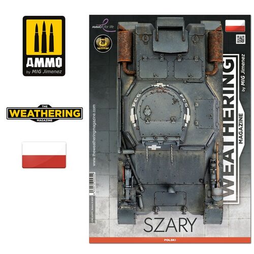 AMMO of Mig Jimenez 4534PO The Weathering Magazine Issue 35. Grey - SZARY (Polski)