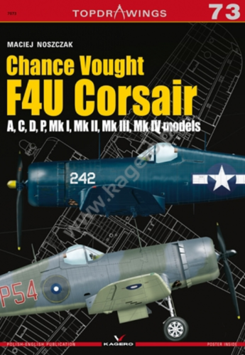 Kagero TD-7073-EN+PL Chance Vought F4U Corsair A,C,D,P