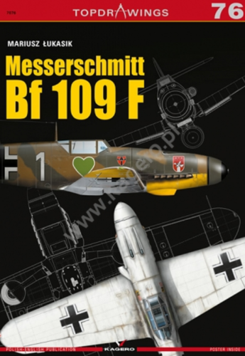 Kagero TD-7076-EN+PL Messerschmitt Bf 109 F