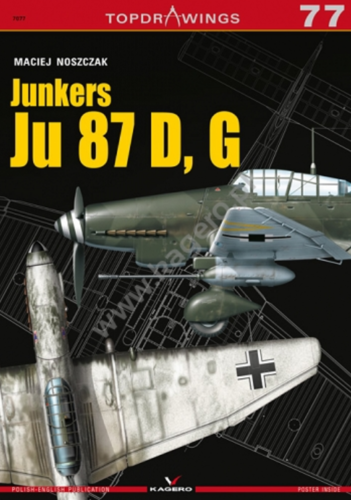 Kagero TD-7077-EN+PL Junkers Ju 87 D, G