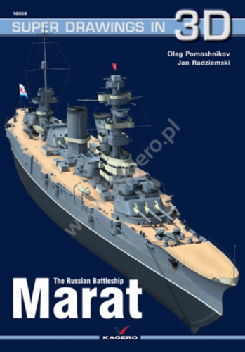 Kagero K3D-16059-EN The Russian Battleship Marat