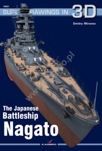 Kagero K3D-16051-EN The Japanese Battleship Nagato