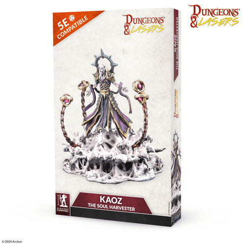 Archon Studio DNL0093 Dungeons & Lasers Miniatures: Kaoz - The Soul Harvester