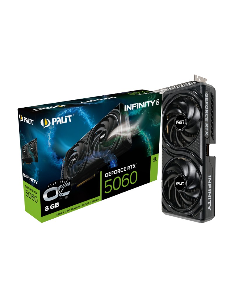 PALIT nVidia GeForce RTX 5060 8GB 128bit RTX 5060 Infinity 2 OC graficka karta